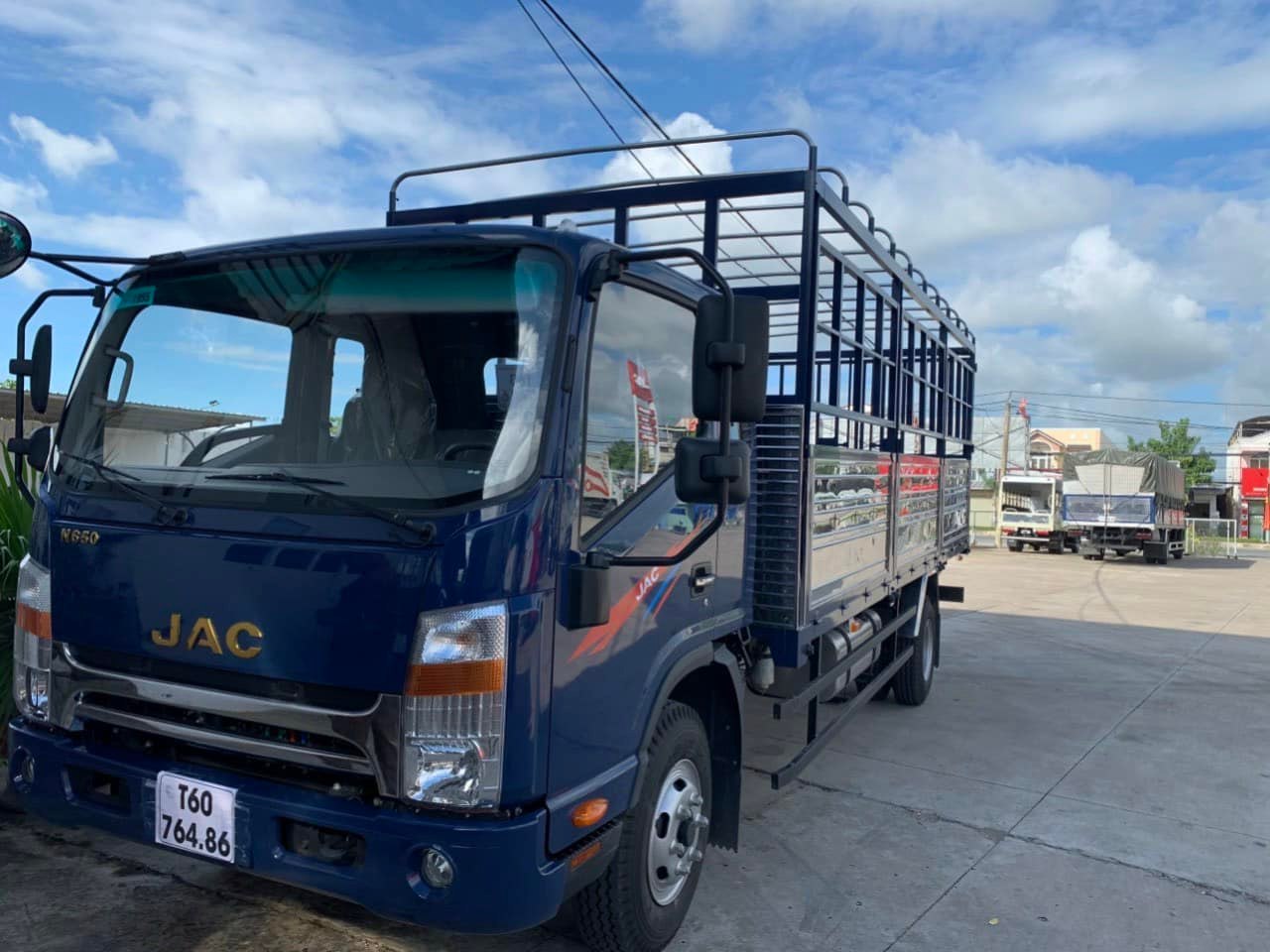 XE TẢI JAC N650 PLUS, CABIN ĐÔI THÙNG DÀI 6.2M - ĐẠI LÝ XE TẢI GIA LAI